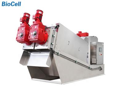 China 1.9KW SS304 Multi Disk Sludge Dewatering Screw Press For Sedimentation Andactivated Sludge for sale