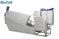 China 8.2KW Mobile Sludge Dewatering Equipment Nickle Plated Screw Press Machine for sale