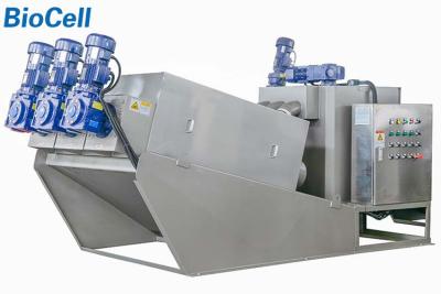 China Volute Screw Filter Press Sludge Thickener 1.9kw 120kg/H for Water Treatment for sale