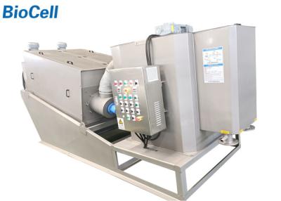 China Volute Sludge Dewatering Machine 9m3/H Screw Press Filter for Waste Activated Sludge for sale