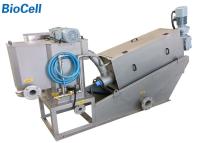 China SS316 9m3/H Screw Filter Press Machine 1.95KW Municipal Wastewater Treatment System for sale