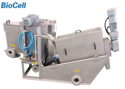 China 34m3/H No Clogging Screw Volute Press For Sludge Dewatering Equipment Low Energy for sale