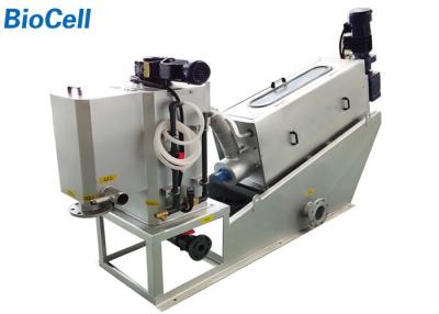 China 1.9KW SS316 Screw Filter Press Machine for Sludge Dewatering 3-680 kg/h for sale
