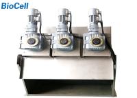 China SS314 Sludge Dewatering Equipment 12kg/H Multi Disk Screw Press For Sedimentation Sludge for sale