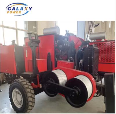China 2x70kN Hydraulic Cable Puller Tensioner Machine For Overhead Power Line Stringing for sale
