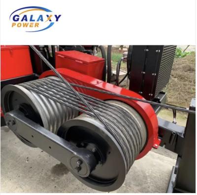 China 2x70kN Hydraulic Cable Puller Tensioner Machine For Overhead Power Line Stringing for sale