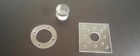 China Glass/quartz/sapphire machining—-drilling,cutting,engraving,bonding,fabrication and etching for sale
