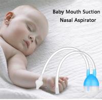 China Colourful Baby Nasal Irrigator Silicone Baby Nose Cleaner Aspirator for sale