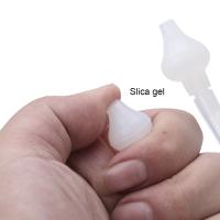 China Colourful Baby Nasal Irrigator Silicone Baby Nose Cleaner Aspirator for sale