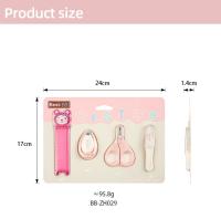 China Manicure Newborn Nail Kit Blue Toe Nail Clipper Kit For Babies Customized for sale
