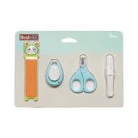 China Manicure Newborn Nail Kit Blue Toe Nail Clipper Kit For Babies Customized for sale