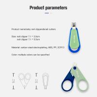 China Mini Stainless Steel Cute Cartoon Nail Clipper Anti-splash children's Kids Baby Nail toe Clipper for sale