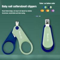 China Mini Stainless Steel Cute Cartoon Nail Clipper Anti-splash children's Kids Baby Nail toe Clipper for sale
