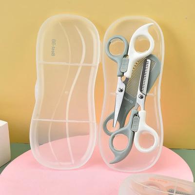China New Arrival 3 sets Of Newborn Essentials Baby Grooming Scissors Hair Brush set for sale