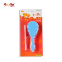 China Hot Selling Personalized Baby Brush And Comb Set BPA Free Cute Plastic Brush Set for sale