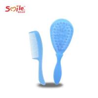 China Hot Selling Personalized Baby Brush And Comb Set BPA Free Cute Plastic Brush Set for sale