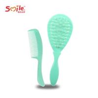 China Hot Selling Personalized Baby Brush And Comb Set BPA Free Cute Plastic Brush Set for sale