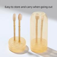 China BPA Free Soft Silicone Baby Toothbrush Children Baby Silicone Toothbrush Teethers for sale