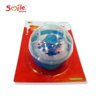 China Customized logo Baby Soft Face Body Powder Puff Sponge Box Container for sale