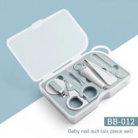 China 6 In 1 Infant Healthcare Kit Baby Brush And Comb Sets Manicure Brush for sale