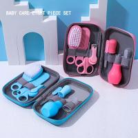 China Deluxe Infant Nail Kit Cutter Stainless Steel Baby Grooming Health Care Kit for sale