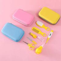 China Deluxe Infant Nail Kit Cutter Stainless Steel Baby Grooming Health Care Kit for sale