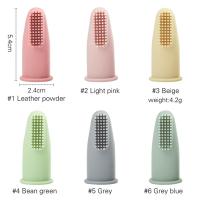 China Eco Friendly Soft Bristle Newborns Toddler Silicone Baby Tooth Brush for sale