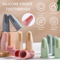 China Eco Friendly Soft Bristle Newborns Toddler Silicone Baby Tooth Brush for sale