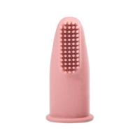 China Eco Friendly Soft Bristle Newborns Toddler Silicone Baby Tooth Brush for sale