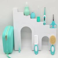 China 8 Pieces Grooming Kit Nail Clippers Health Toothbrush Comb Brush Safety Set Bag Baby Care Kit for sale