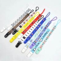 China Eco Friendly Pacifier Holder Clip Cute Custom Printing Baby Pacifier Clip for sale