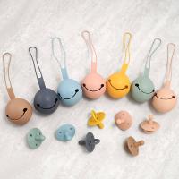 China Soft Pacifier Case Holder Food Grade Waterproof Feeding Nipple Case for sale
