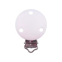 China BPA Free Pacifier Chain Clip Food Grade Silicone Baby Teething Pacifier Clip for sale
