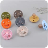China Safety Multicolor Silicone Pacifier Clips Chain Teething Toys Baby Pacifier for sale