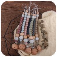 China New Arrival Pacifier Clip Chain Silicone Teething Toys Baby Pacifier Holder Clips for sale