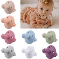 China Hot Sale Multicolor Baby Silicone Pacifier BPA Free Reusable Safety Baby Silicone Pacifier for sale