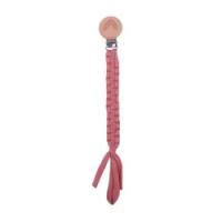 China BPA Free Baby Pacifier Chain Anti Dropping Chain Rope Food Grade Integrated Pacifier Clip for sale