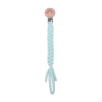 China BPA Free Baby Pacifier Chain Anti Dropping Chain Rope Food Grade Integrated Pacifier Clip for sale