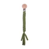 China BPA Free Baby Pacifier Chain Anti Dropping Chain Rope Food Grade Integrated Pacifier Clip for sale