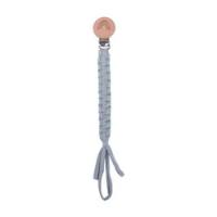 China BPA Free Baby Pacifier Chain Anti Dropping Chain Rope Food Grade Integrated Pacifier Clip for sale