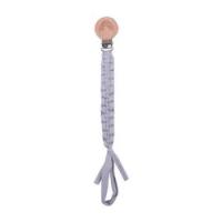 China BPA Free Baby Pacifier Chain Anti Dropping Chain Rope Food Grade Integrated Pacifier Clip for sale