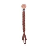 China BPA Free Baby Pacifier Chain Anti Dropping Chain Rope Food Grade Integrated Pacifier Clip for sale