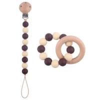 China Baby Pacifier Clip Chain Silicone Teething Toys Baby Pacifier Holder Clips for sale