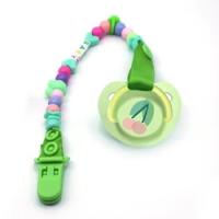 China Wooden Silicone Dummy Pacifier Clip Chewable Newborn Sweetie Soother Pacifier for sale