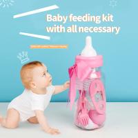China 2021 Hot Sale 12PCS Baby Bottle  Bank BPA Free Silicone Baby Bottle for sale