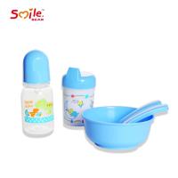 China New baby born gift sets with  bowl sets drinking cup&feeding bottle for sale