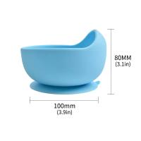 China Environmentally Friendly Newborn Feeding Set Food Grade Silicone Bowl Spoon Set for sale