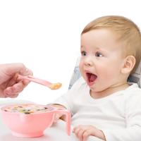 China Serve Infant Plate Set Plastic Baby Grinding Bowl With Lids Customizable for sale