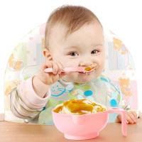 China Serve Infant Plate Set Plastic Baby Grinding Bowl With Lids Customizable for sale