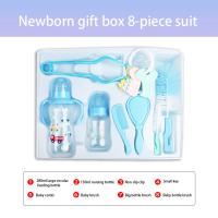 China Baby Bottle Milk Water Drinking Sublimation Travel Anti Colic High Transparent Feeding Biberon Set for sale